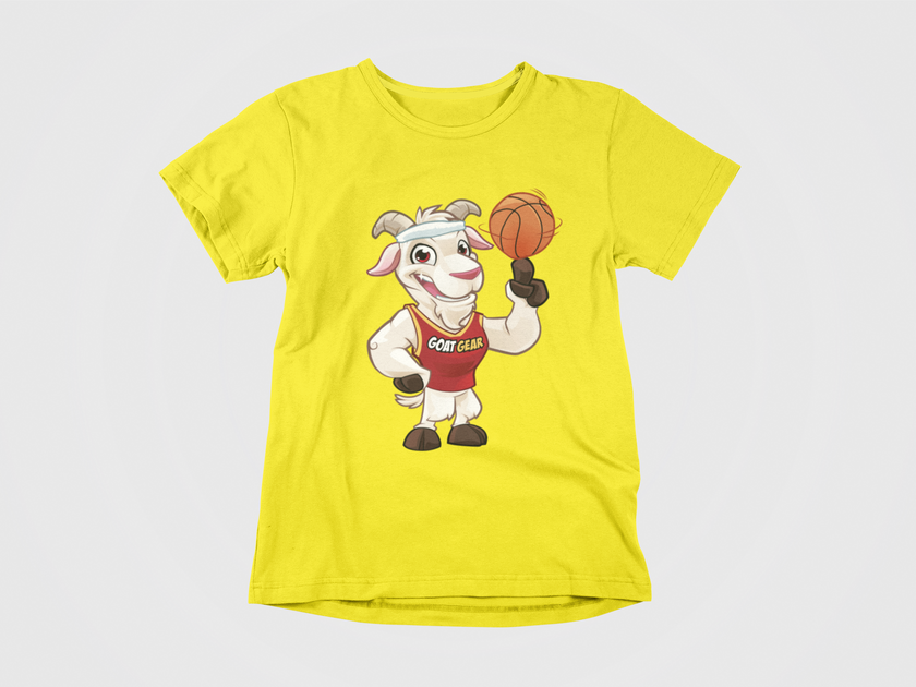 GOAT GEAR Basketball- Red & Gold Goat | Goatgearshop